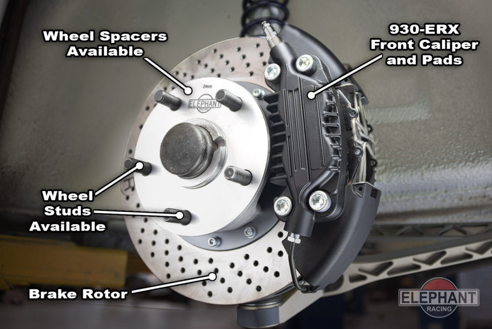 Elephant Racing • Brake Calipers For Porsche 914